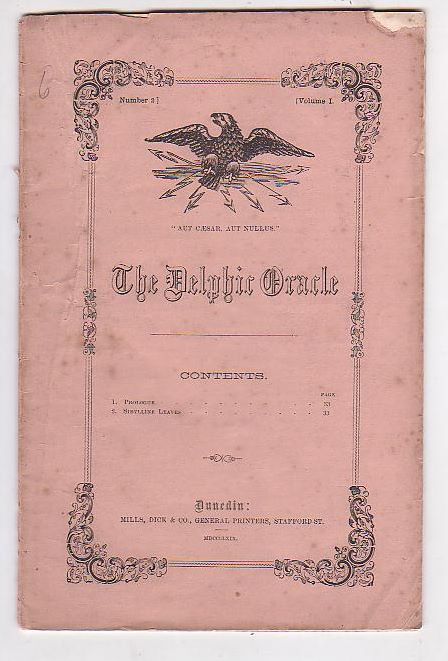 The Delphic Oracle. Volume I. Numbers I-XXII.