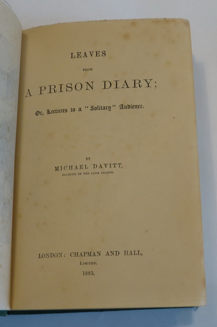 A Prison Diary, Or, Lectures to a "Solitary" Audience