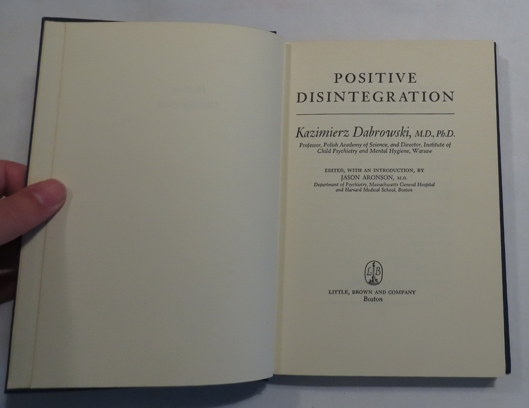 Theory of positive disintegration - prosindi