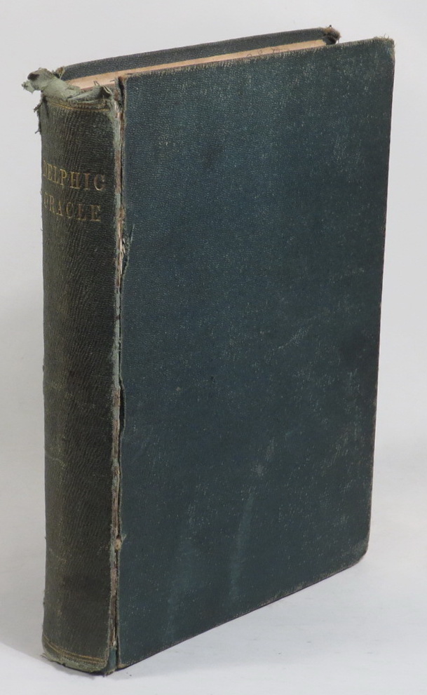 The Delphic Oracle. Volume I. Numbers I-XXII.