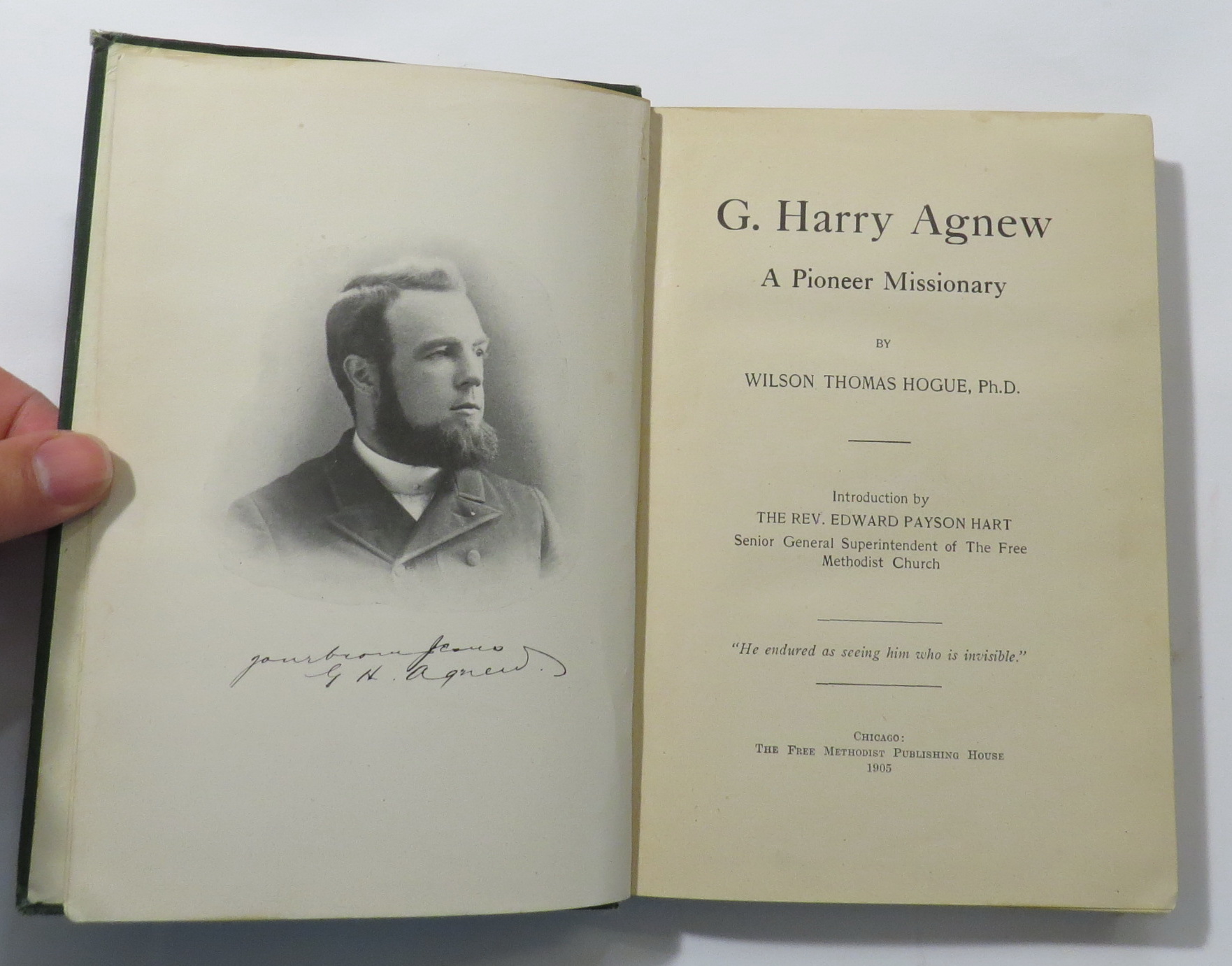 G. Harry Agnew - A Pioneer Missionary