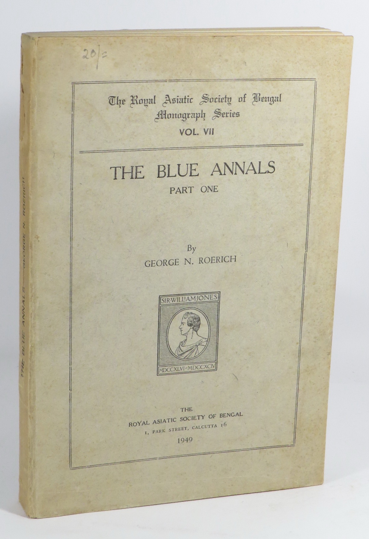 The Blue Annals : Part One [The Royal Asiatic Society of Bengal ...