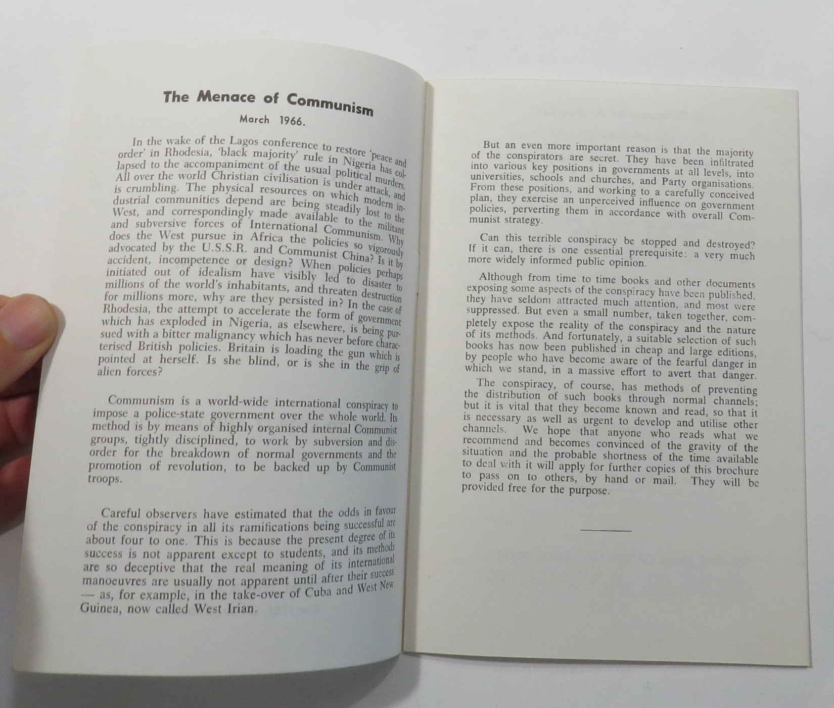 The Menace of Communism : How To Stop It And How To Destroy It
