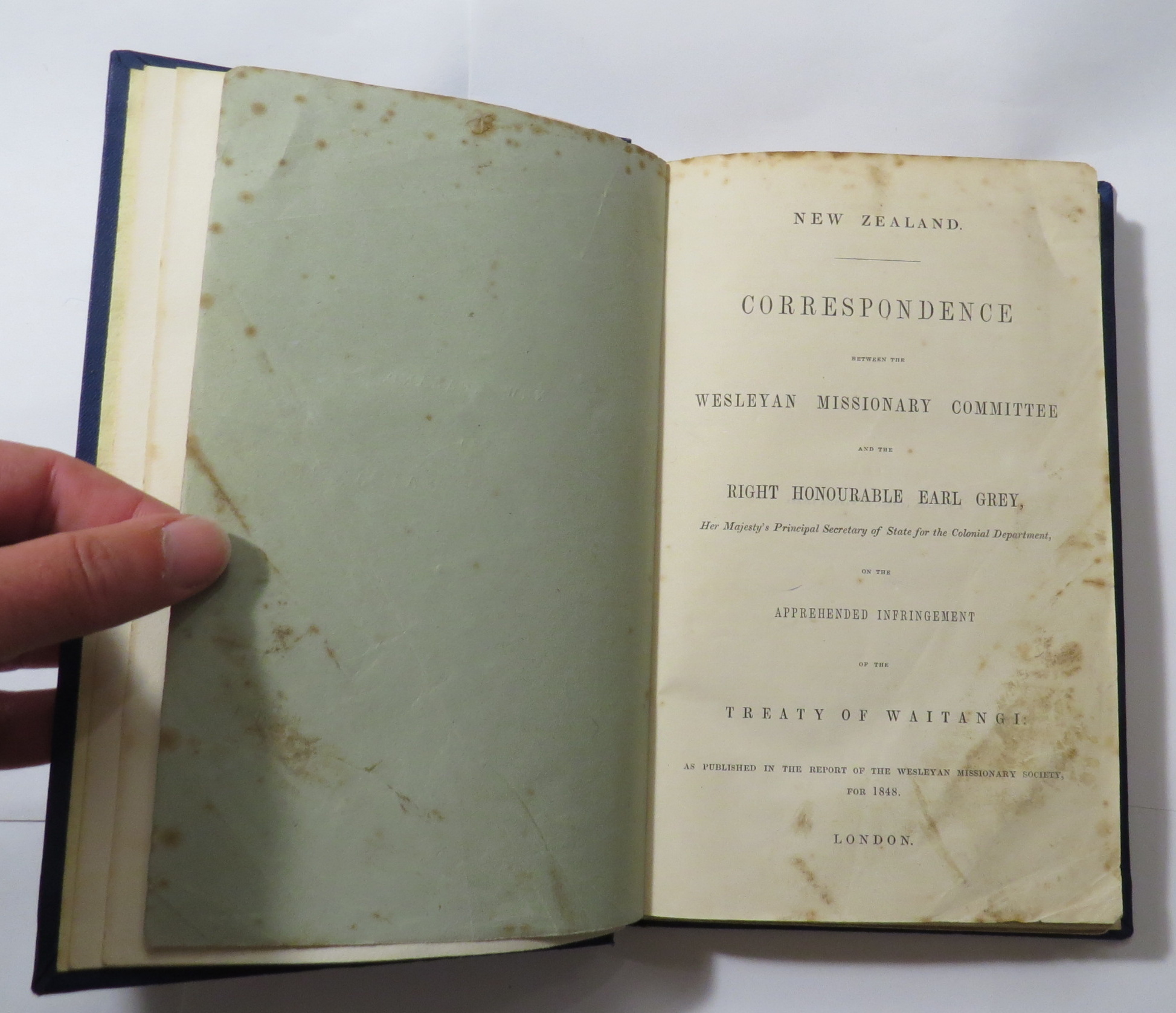 [Bound volume of 5 19th century pamphlets on Maori, New Zealand]